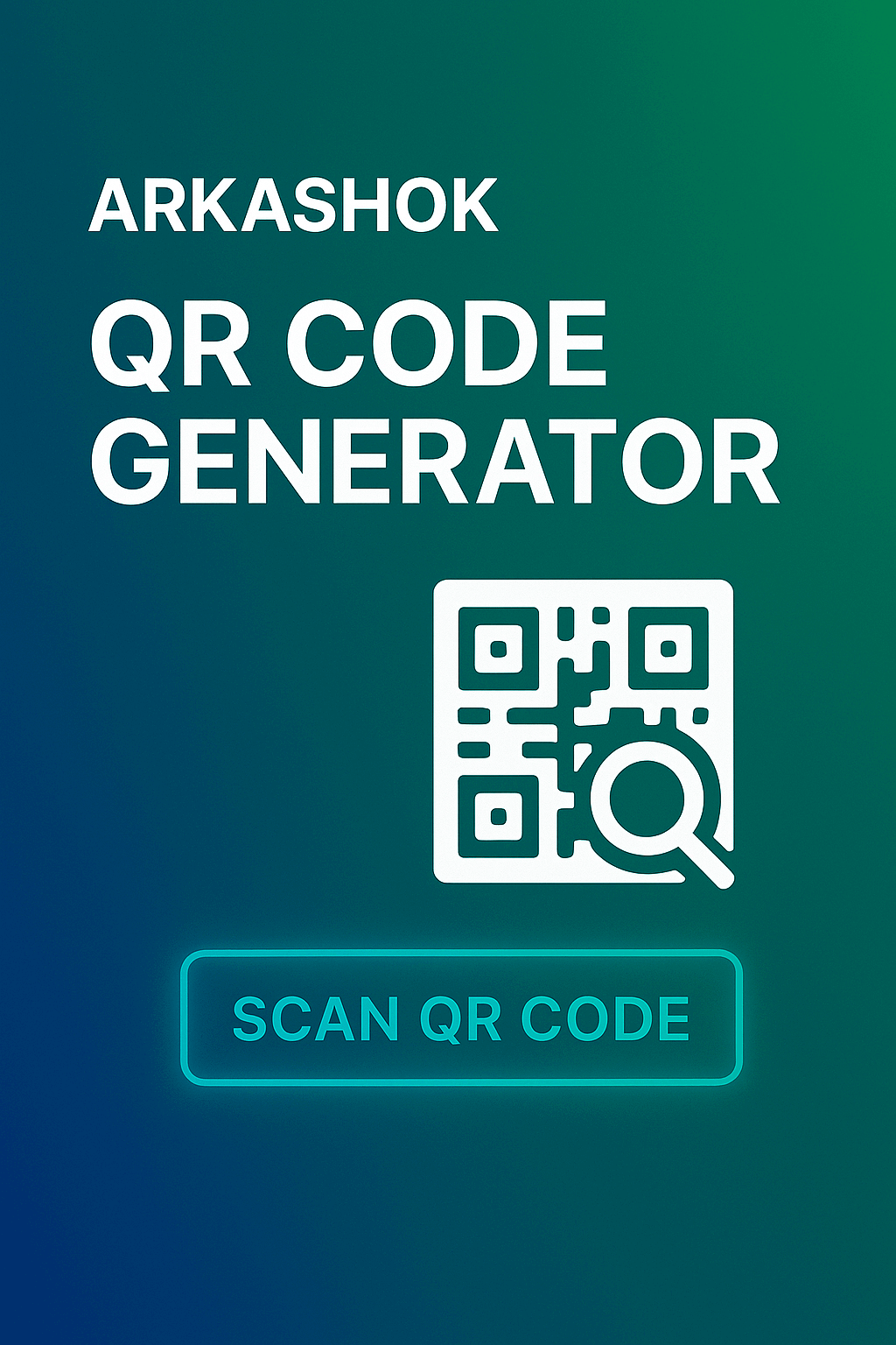 QR Code Generator | Free & Custom | tools.arkashok.com